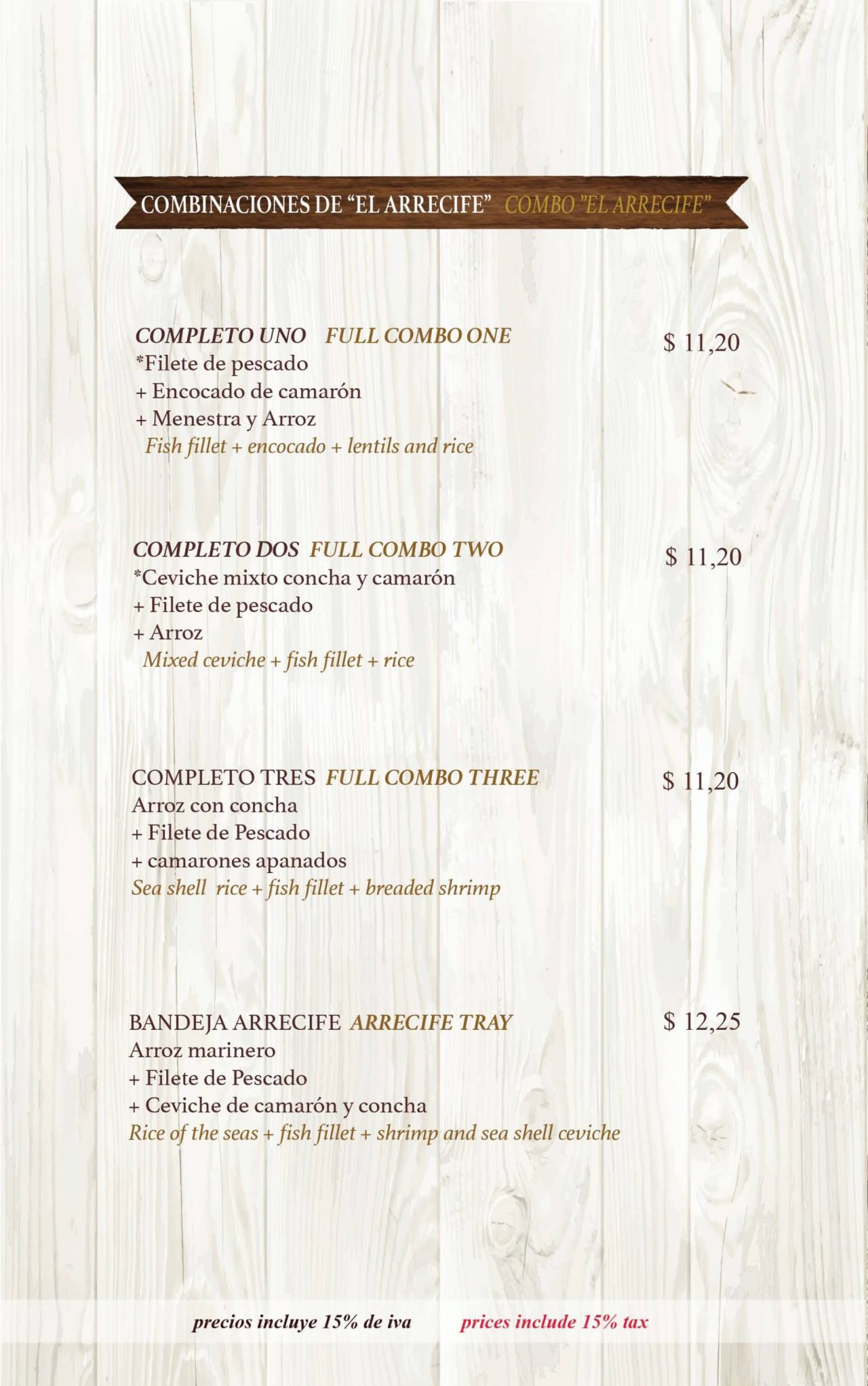 El Arrecife - Restaurante El Arrecife Tumbaco - Cevichería y mariscos